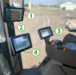 The Screens Inside a Tractor Cab | Illinois Farm Families